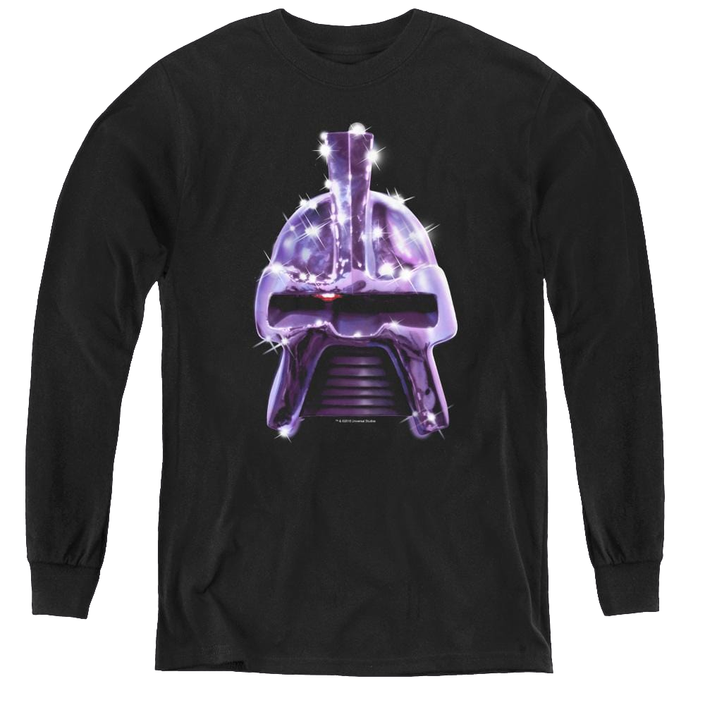 Battlestar Galactica (1978) Retro Cylon Head - Youth Long Sleeve T-Shi ...