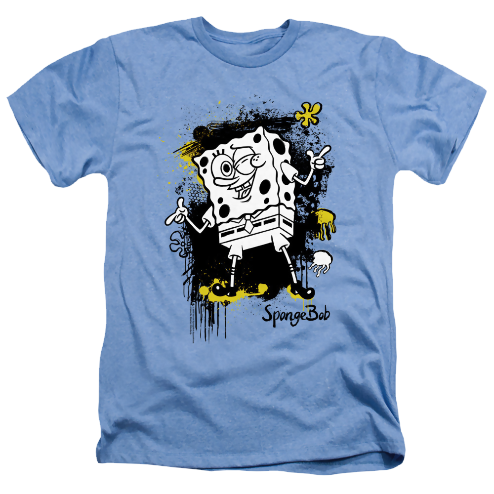 SpongeBob SquarePants Ink Splatter - Men's Heather T-Shirt – Sons of Gotham
