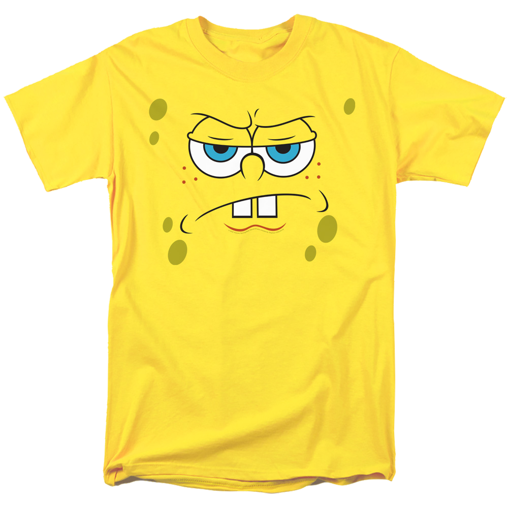 SpongeBob SquarePants Angry Face - Men's Regular Fit T-Shirt – Sons of ...